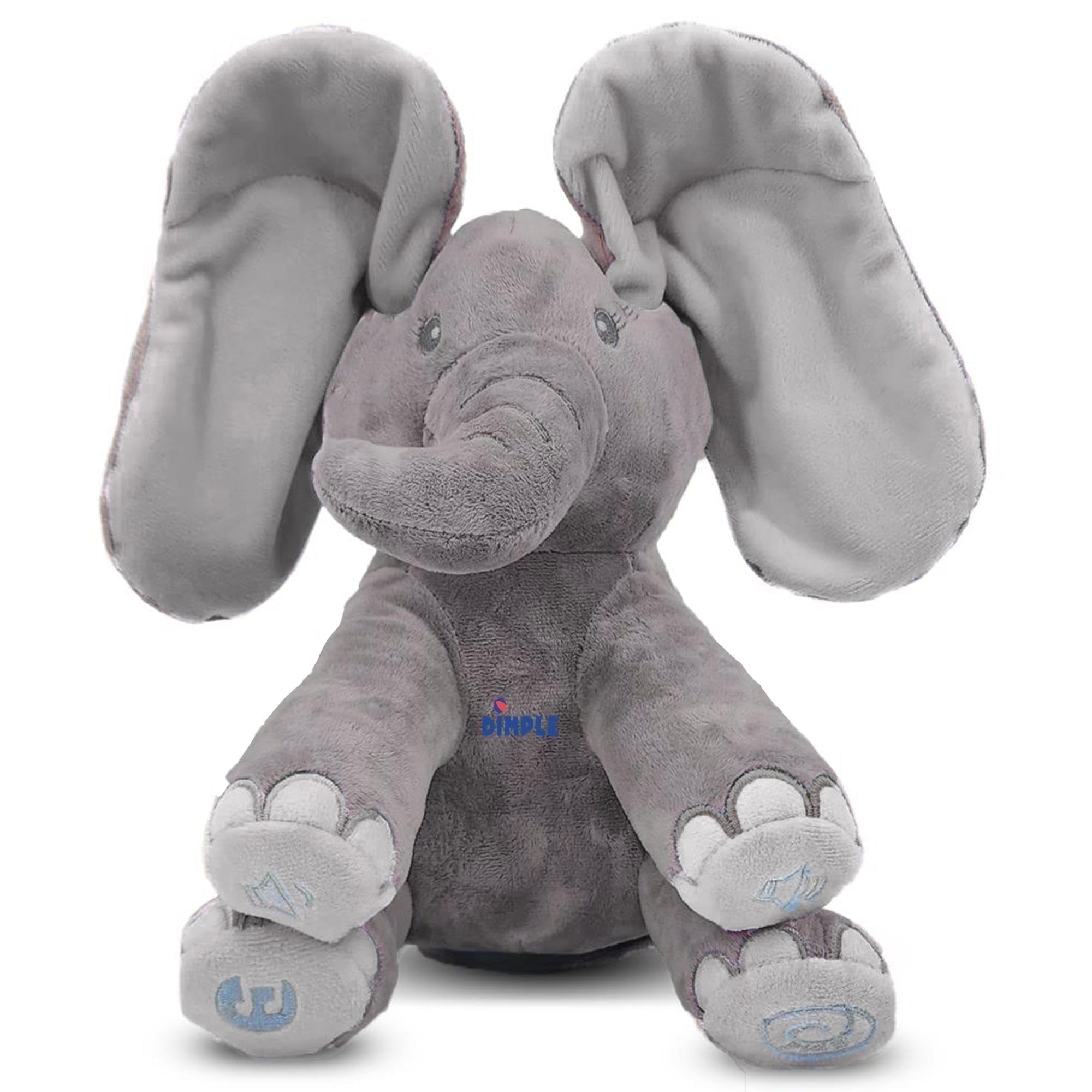 Dimple Emery Elephant Plush Toy – Interactive Singing Stuffed Animal ...
