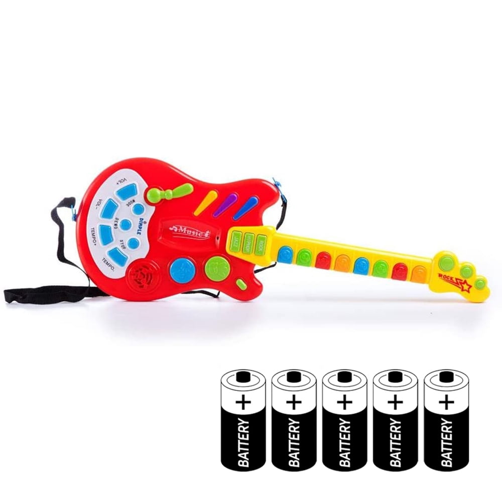 Dimple Handheld Musical Electronic Toy Guitar with over 20 Interactive ...