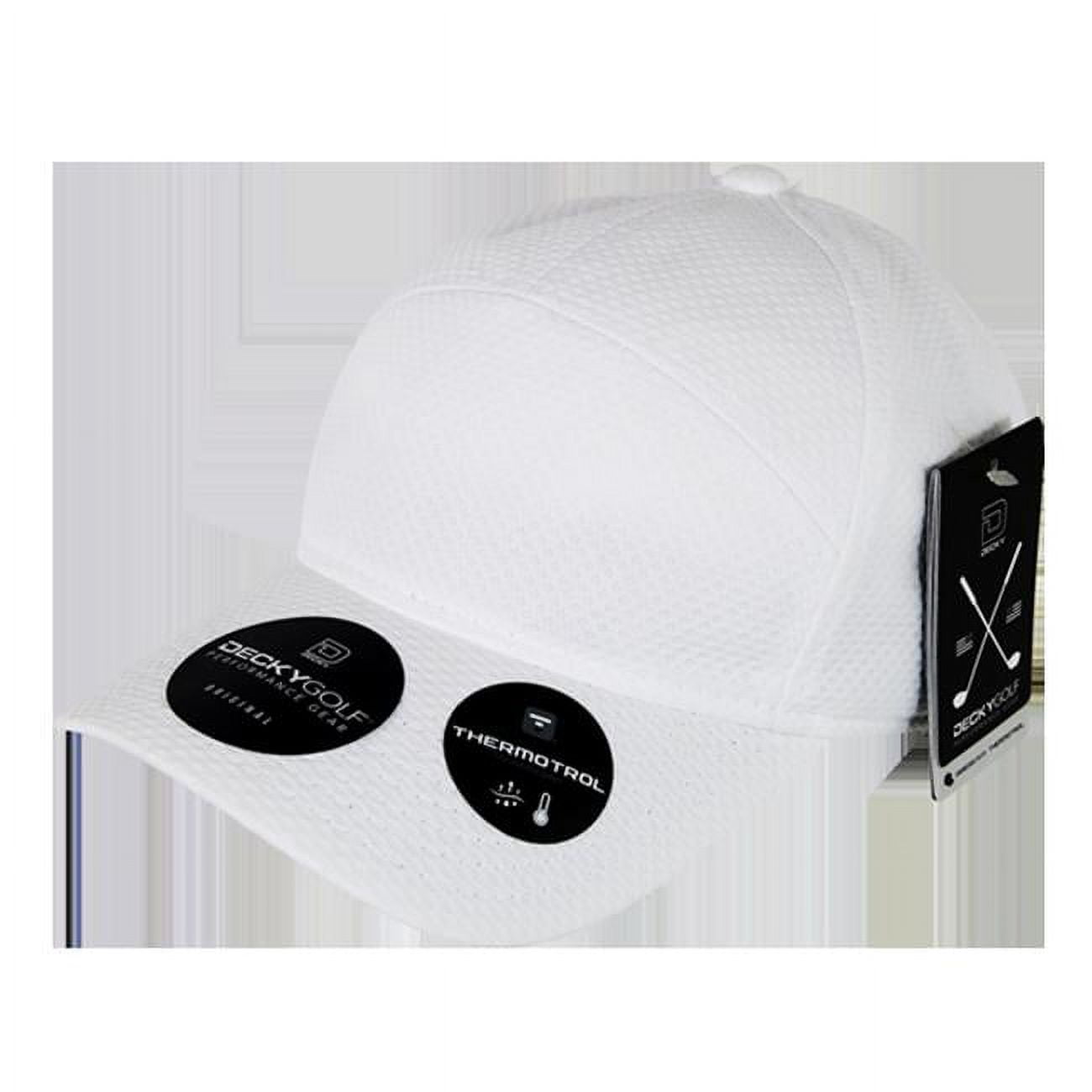 Dimple Patterned 7 Panel Cap - White - Walmart.com