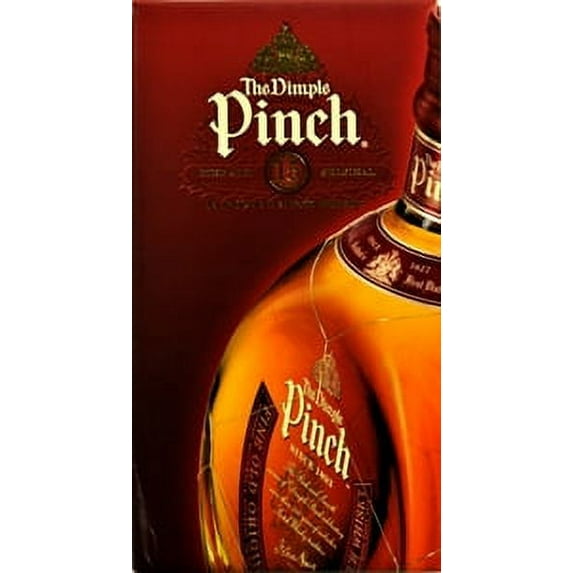 Dimple Pinch Scotch Whisky, 750 ml Bottle, 43% ABV - Walmart.com