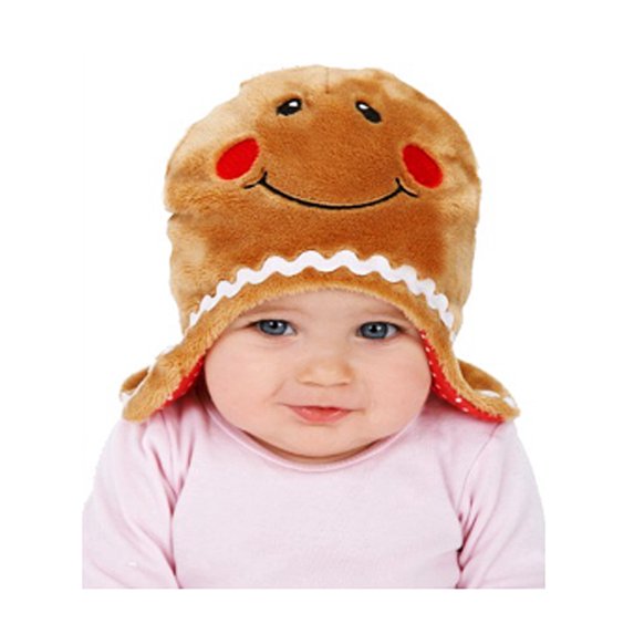 Dimpled Gingerbread Man Hat - Infant Plush Hat - By Ganz - Walmart.com