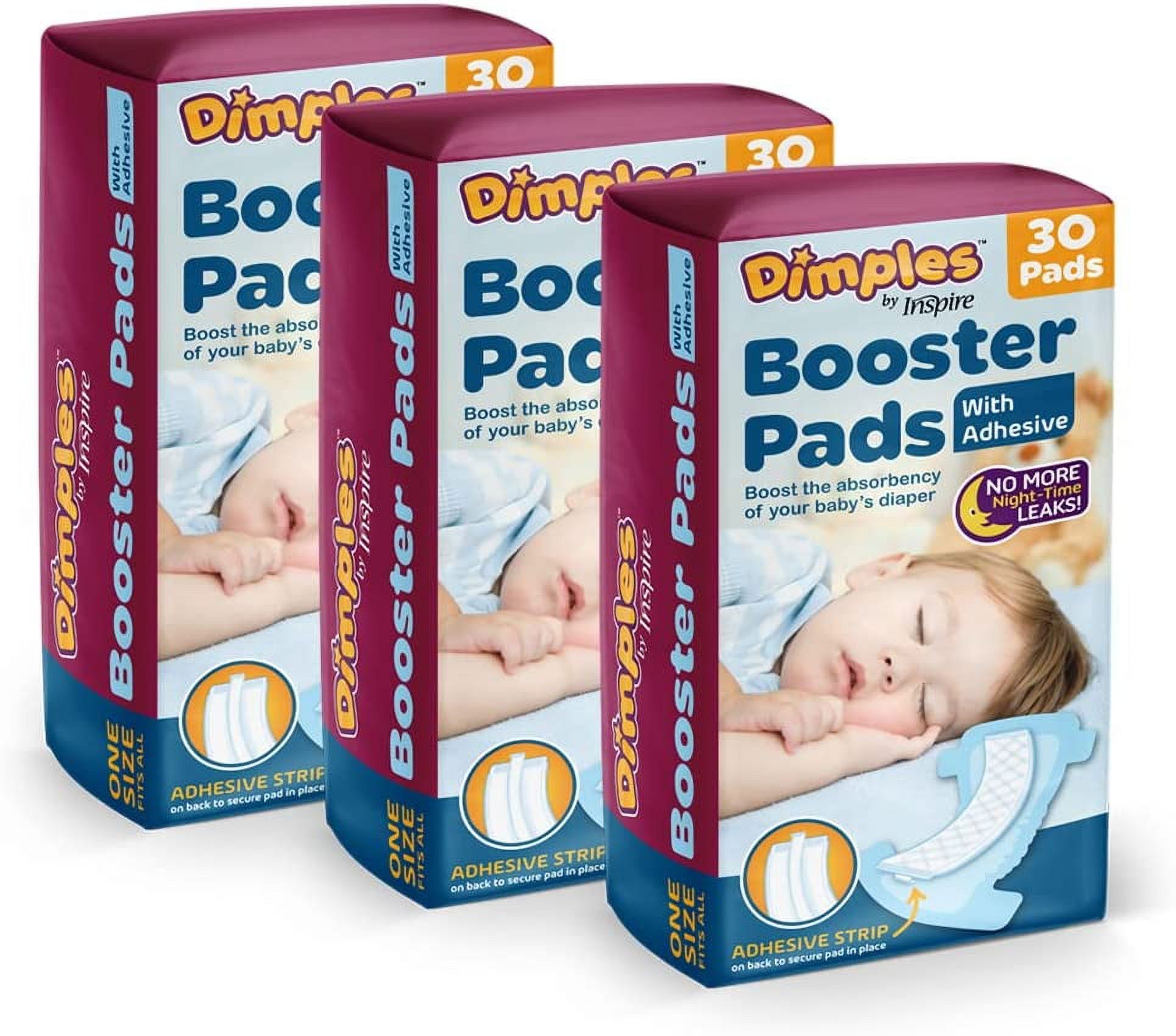 Sposie Diaper Booster Pads - 90 Count - Walmart.com