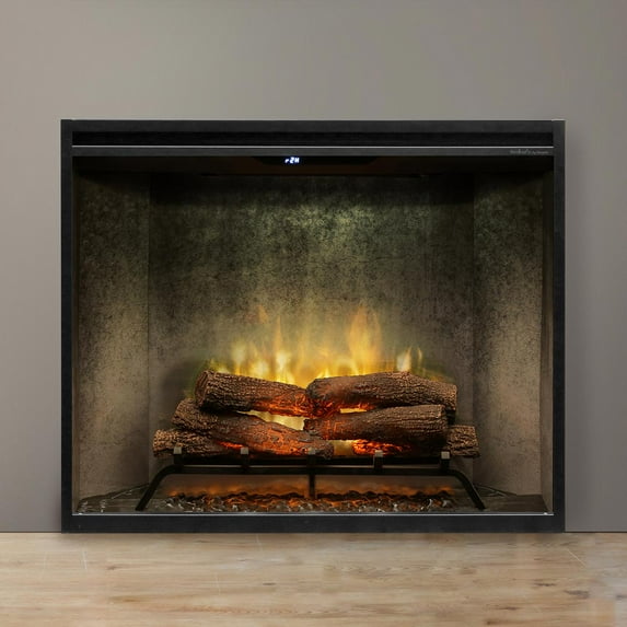 Dimplex 36" Revillusion Portrait Electric Firebox Weathered Concrete w ...