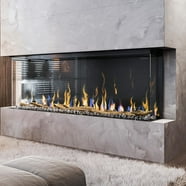 Dimplex 60-Inch Built-In Slim Electric Fireplace, 4-Inch Depth, Multi ...