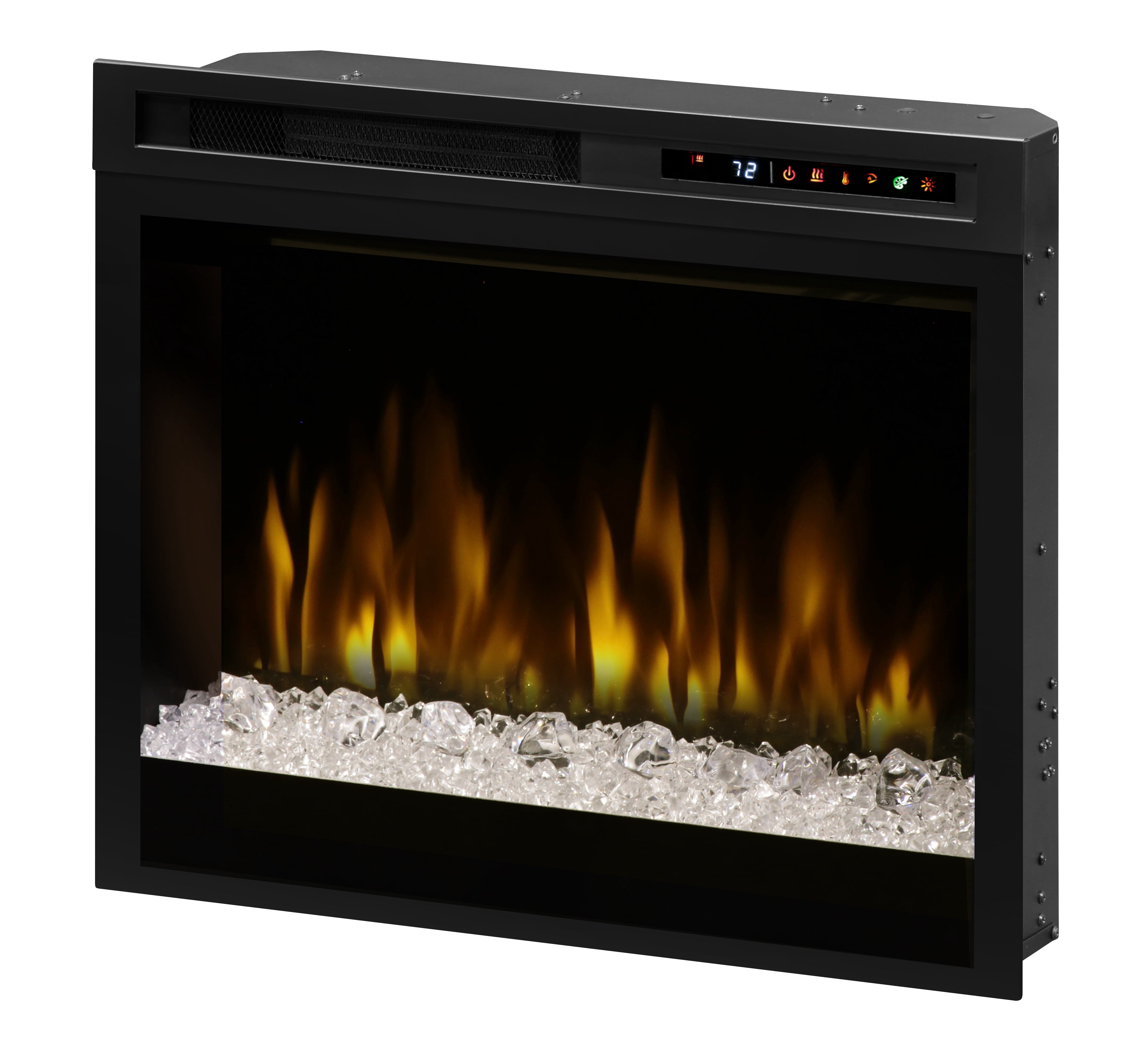 Dimplex Electric Fireplace Insert, Heater & Log Set, Multi-Fire XHD 28 ...