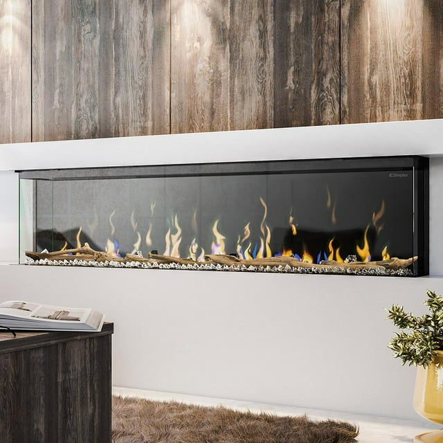 Dimplex X-XLF7417-XD 74 in. IgniteXL Bold Electric Fireplace - Walmart.com