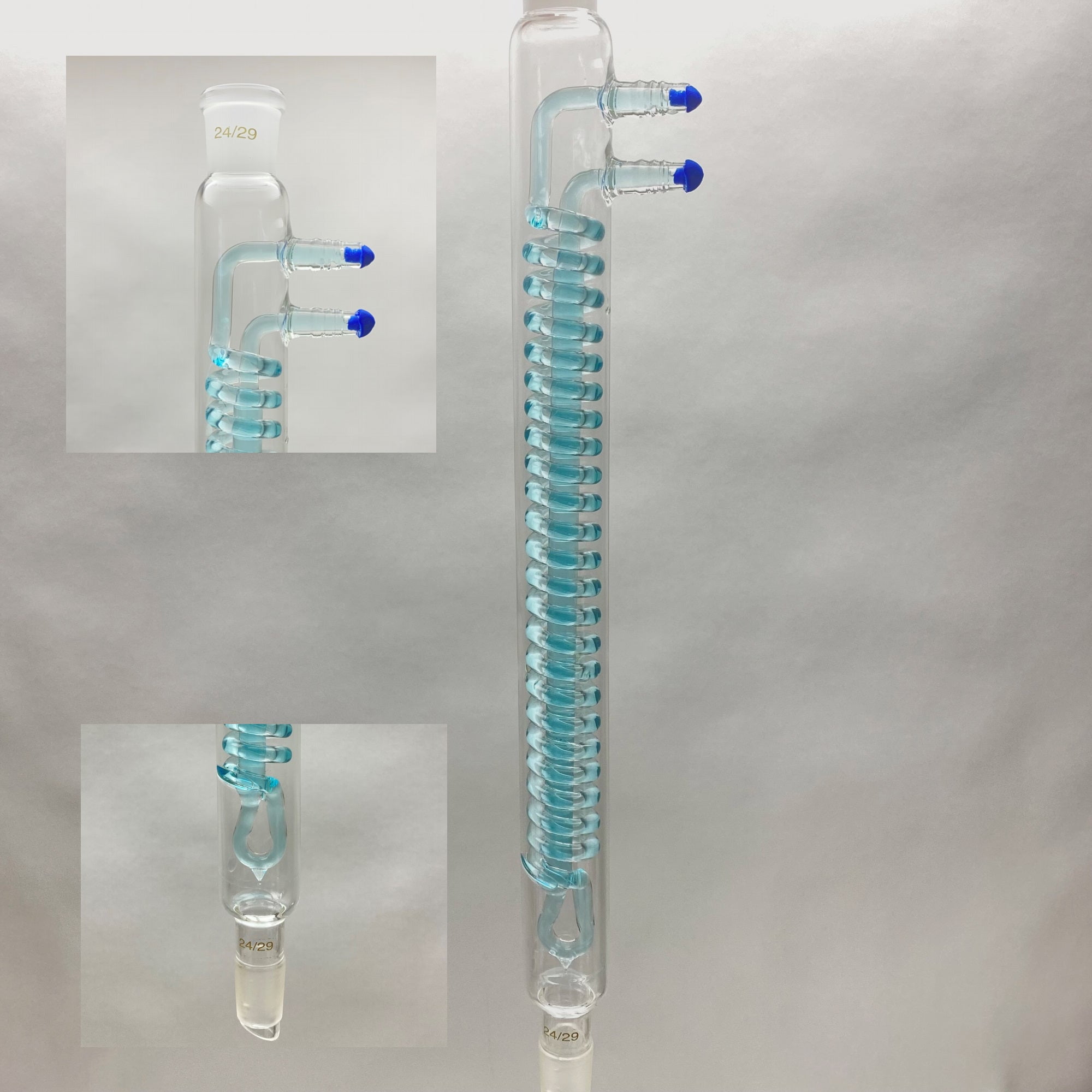 Dimroth Reflux Condenser - 485mm Overall Length - 400mm Active ...