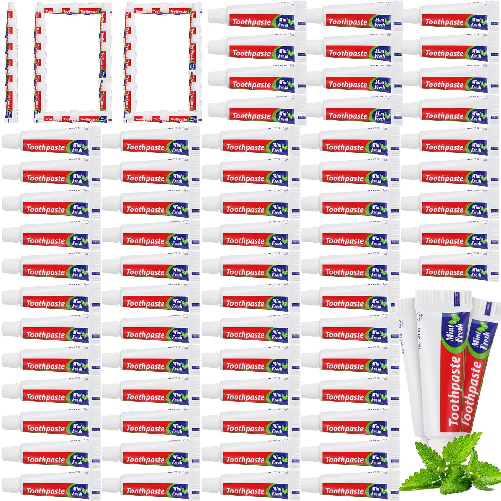 Dimsile Mini Toothpaste Bulk TSF6 Regular Clean Mint Toothpaste for Bad ...
