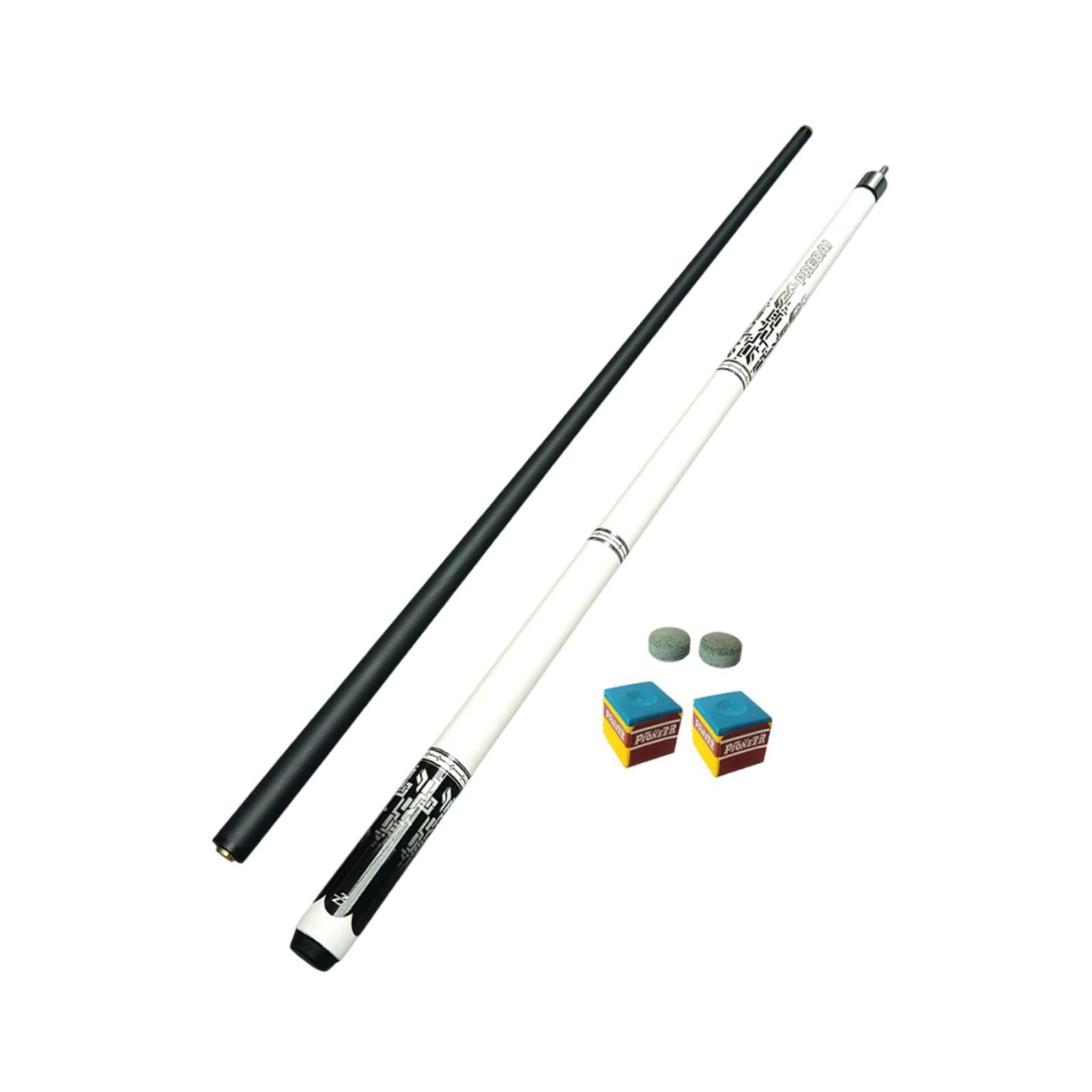 DimyFew 1/2 Carbon Fiber Pool Cue Pool Stick 11.5mm Tip Low Deflection ...