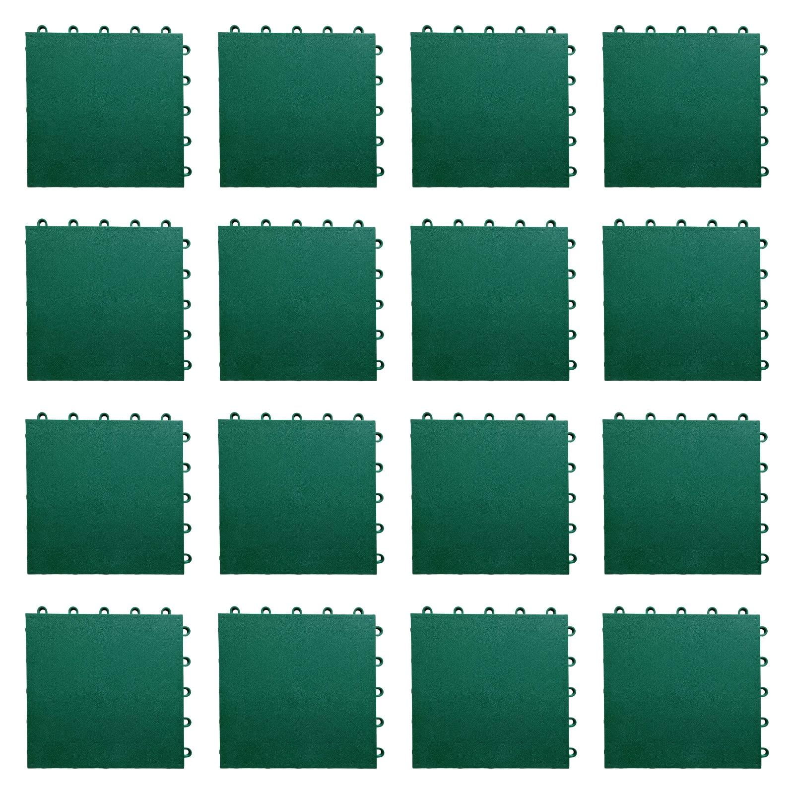 DimyFew 16x Interlocking Floor Tiles Interlocking Gym Mats Accessories ...