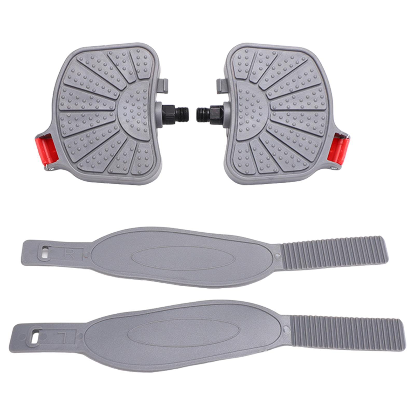 DimyFew 2 Pieces Exercise Bike Pedals for Stationary Bike Home or Gym ...