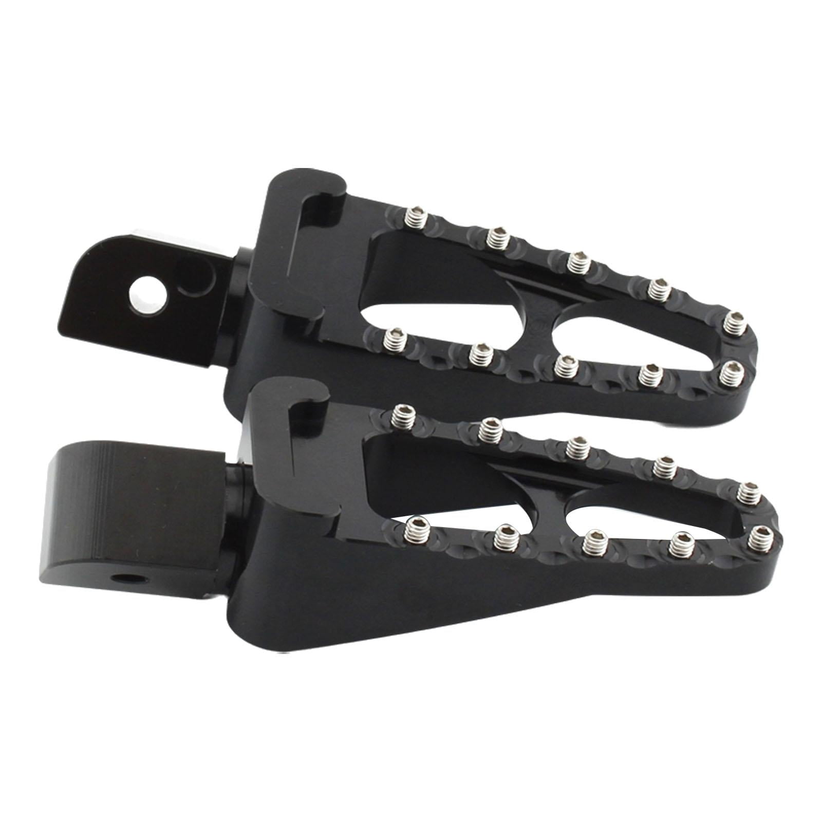 DimyFew 2 Pieces Motorcycle Foot Pegs Footrests for R6 XJR1200 Black ...