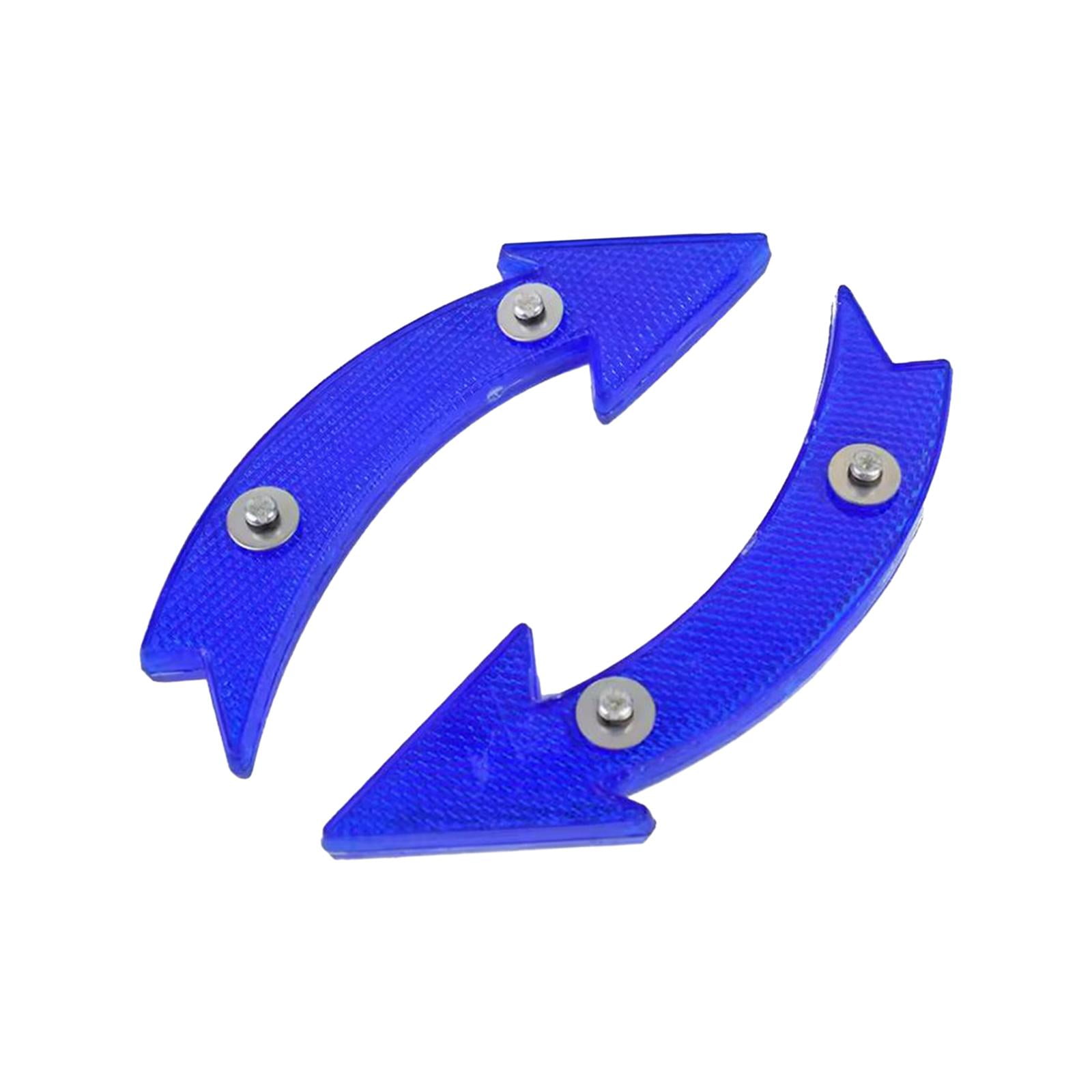 DimyFew 2 Pieces Spoke Reflectors, Wheel Reflectors, Lightweight Blue ...