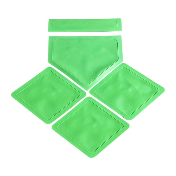 DimyFew 5 Pieces Sports Baseball Base Set with Home Plate Exercise ...