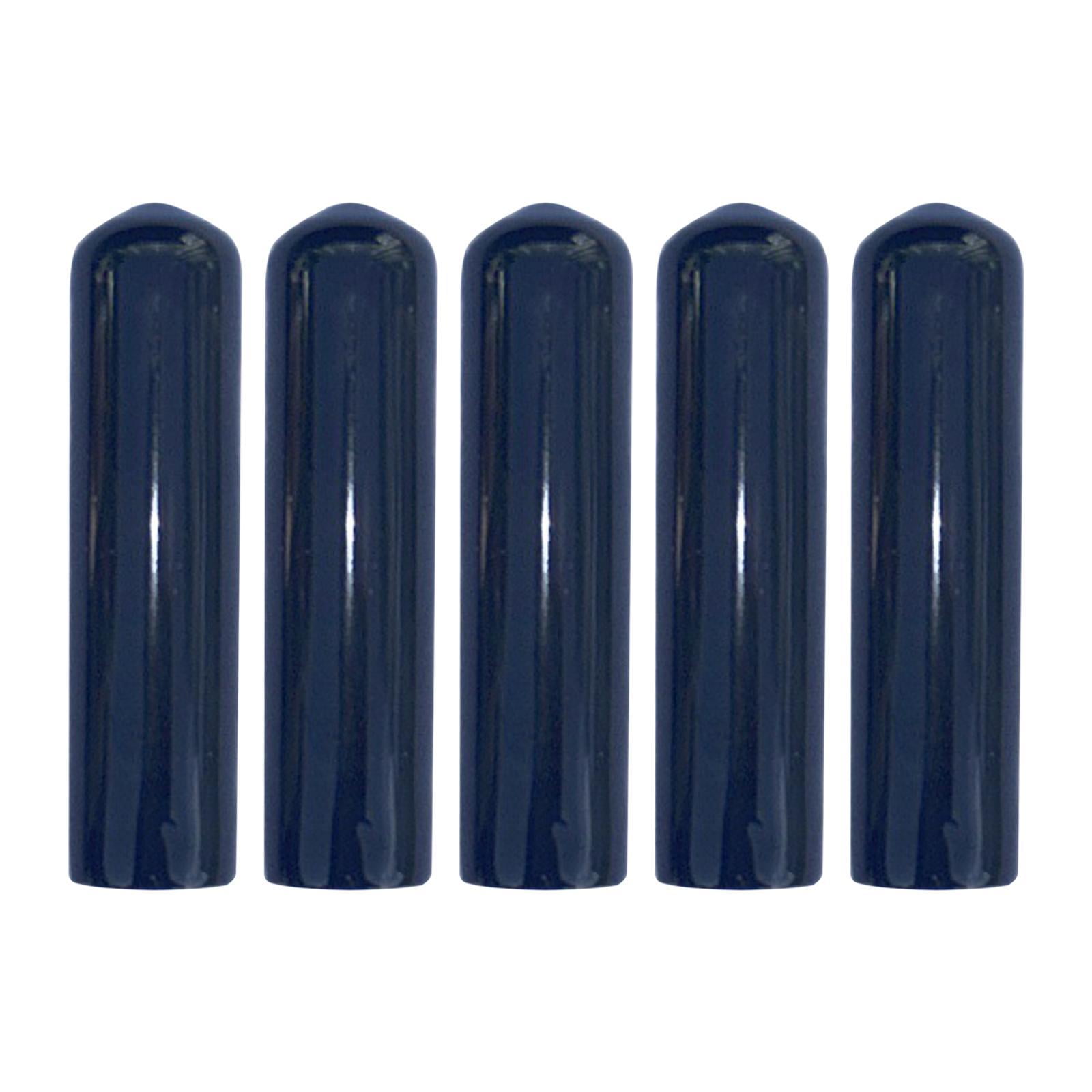 DimyFew 5Pcs Pool Cue Tip Covers, Billiard Cue Tip Protectors ...