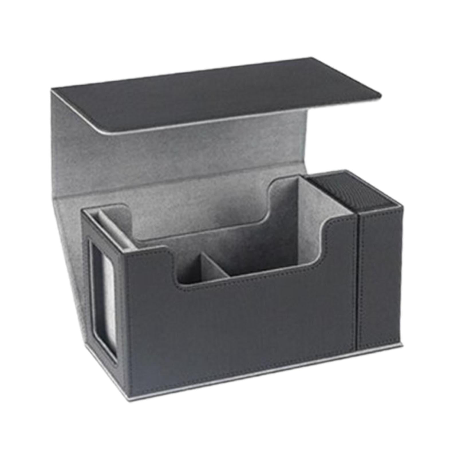 DimyFew Card Deck Box Deck Case, Album Leather Trading Cards Case TCG ...