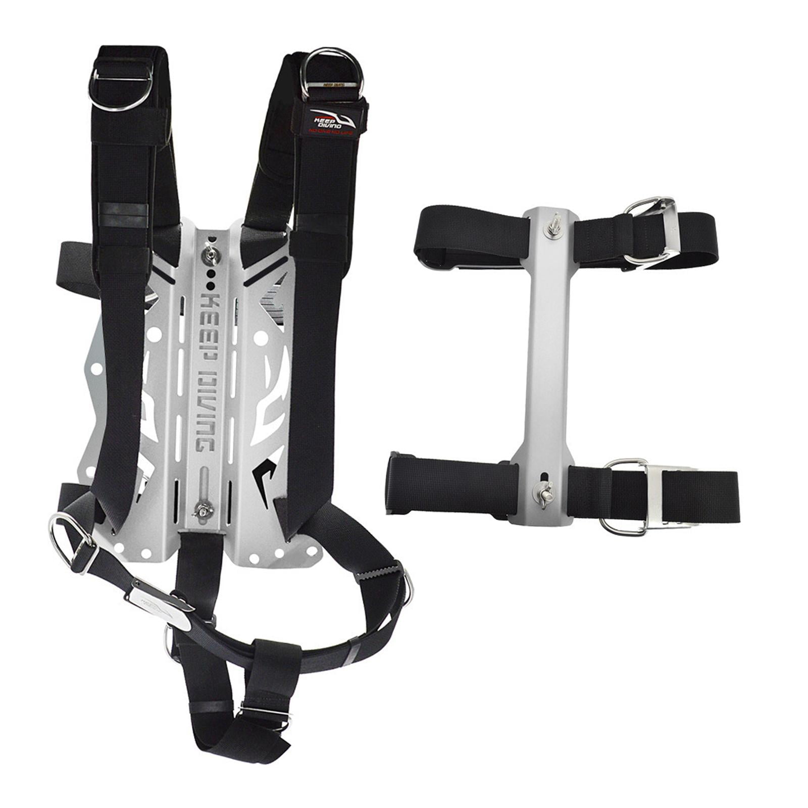 DimyFew Diving Backplate Set Diving Harness Single Tank Adapter ...