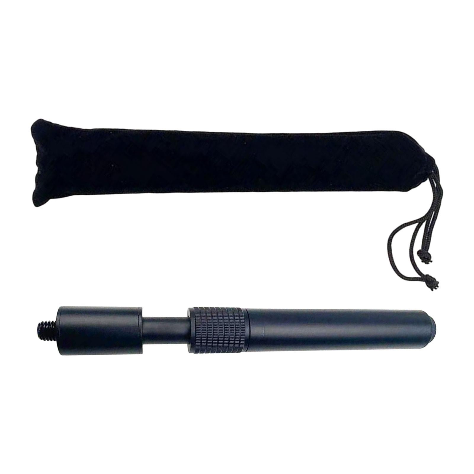 DimyFew Pool Cue Extender Telescopic Black Portable Tool Pool Cue ...