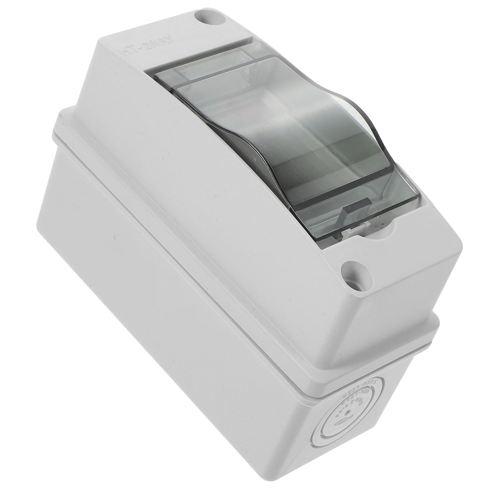 Din Box Two Block Distribution Box Distribution Box 12X9.1cm White ...