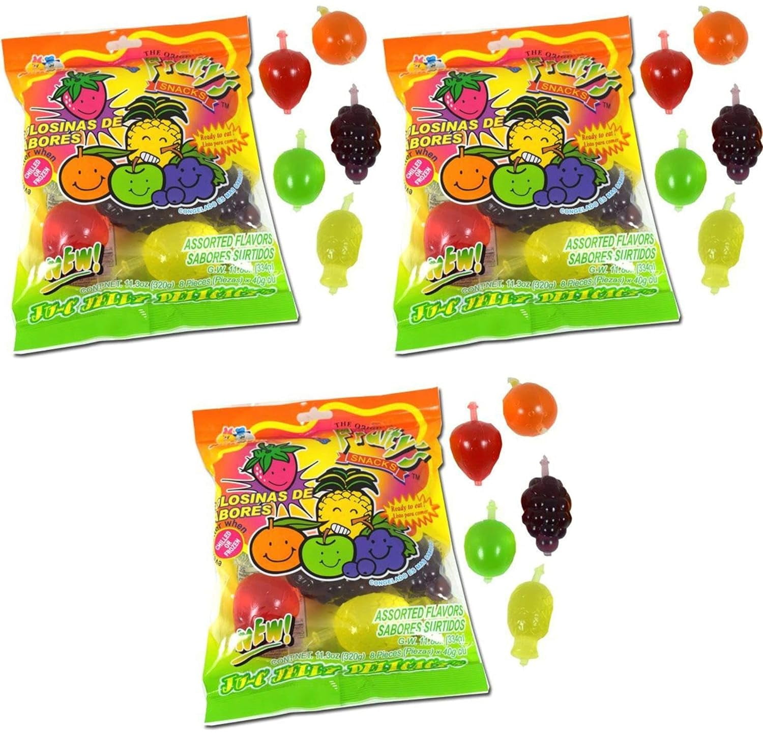 Din Don Fruity’s JU-C Jelly Fruit Snacks - Walmart.com