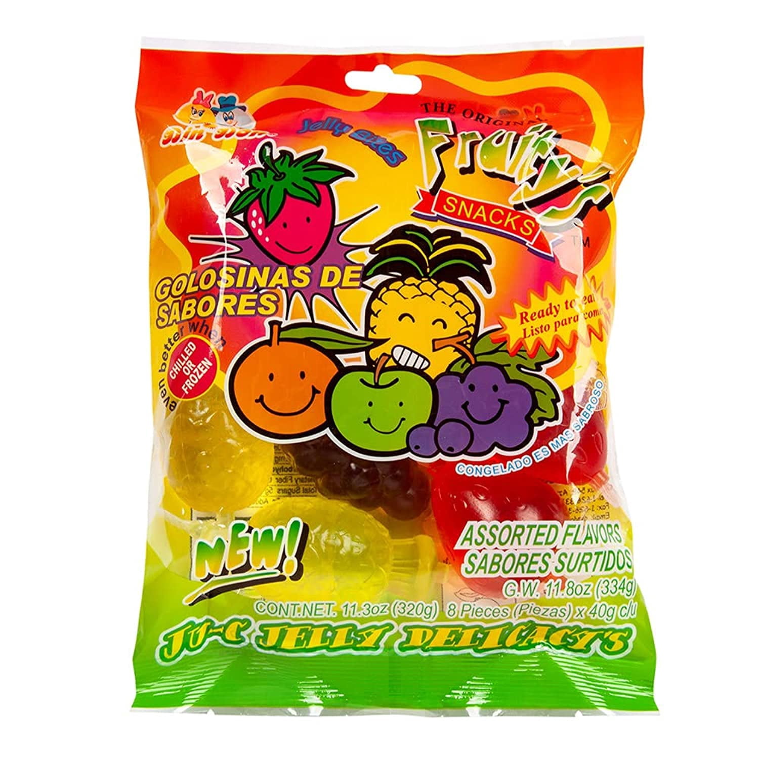 Din Don JU-C Jelly BCF26 TikTok Candy 12.6oz (360g), 9 pieces X 40g ...