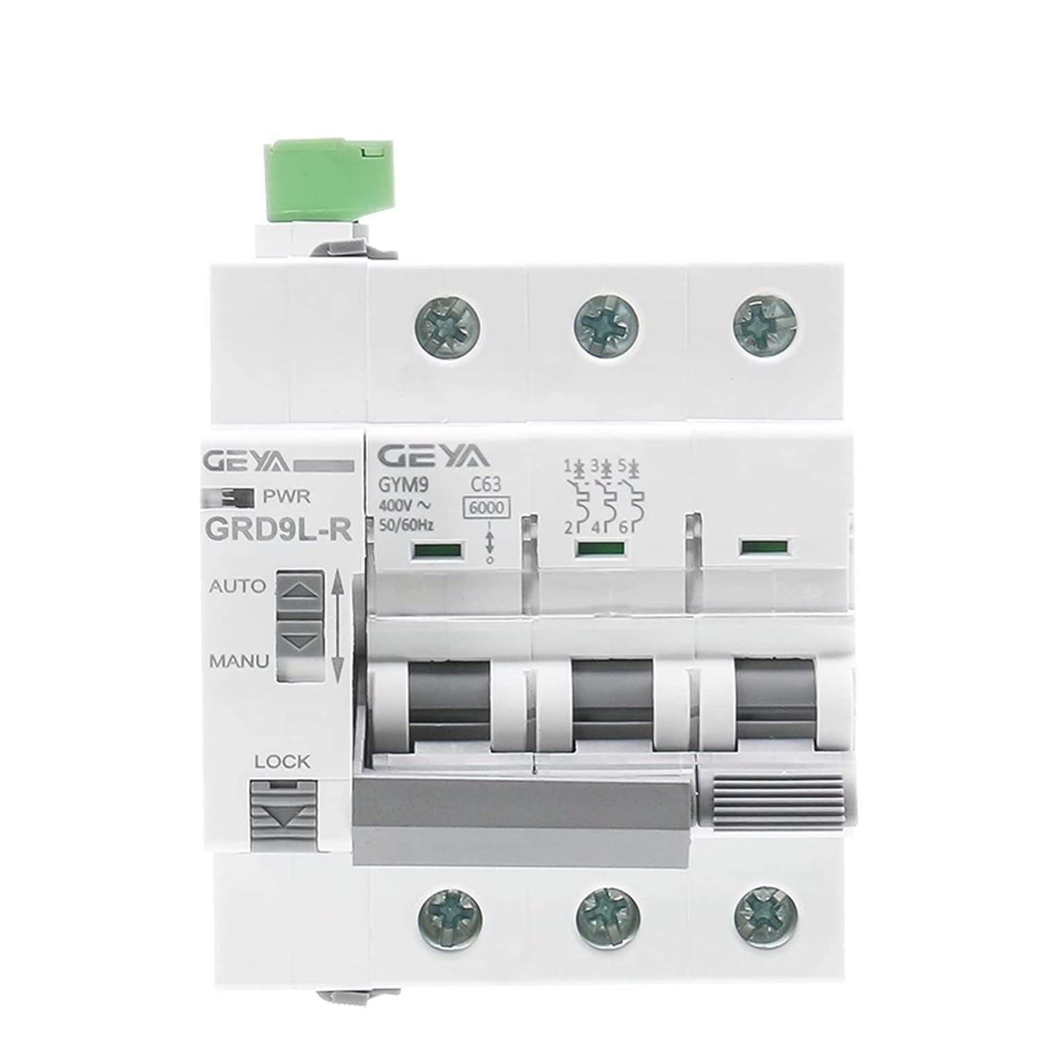 Din Rail Automatic Circuit Reclosers Mini Breaker GRD9L-R GYM9 3P MCB ...