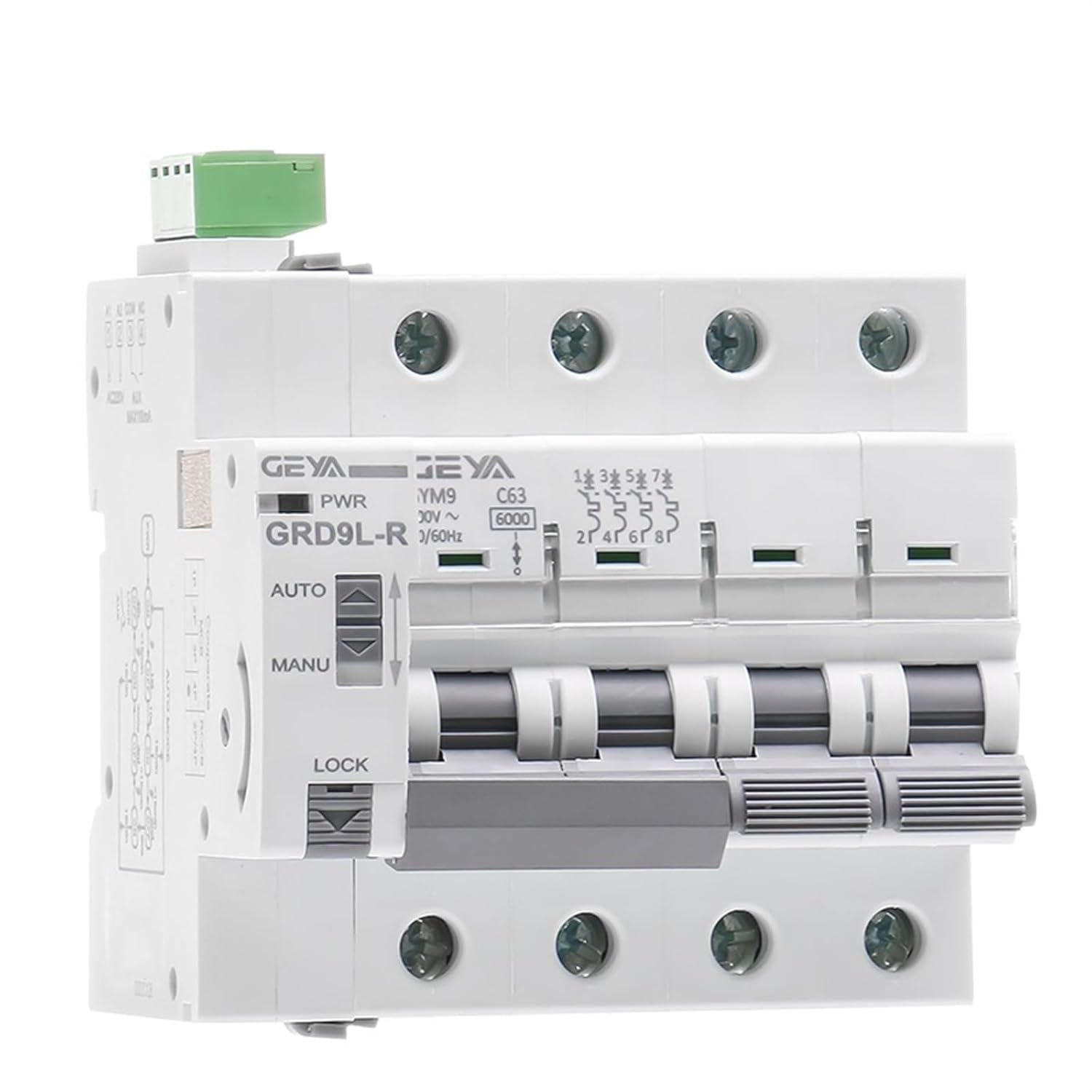 Din Rail Automatic Circuit Reclosers Mini Breaker GRD9L-R GYM9 4POLE AC ...