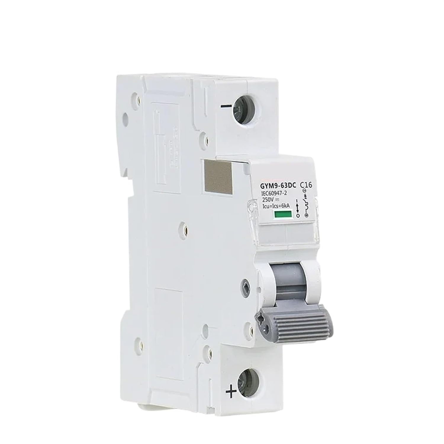 Din Rail DC MCB 6KA 1P 250V Mini Circuit Breaker DC 6A 10A 16A 20A 25A ...