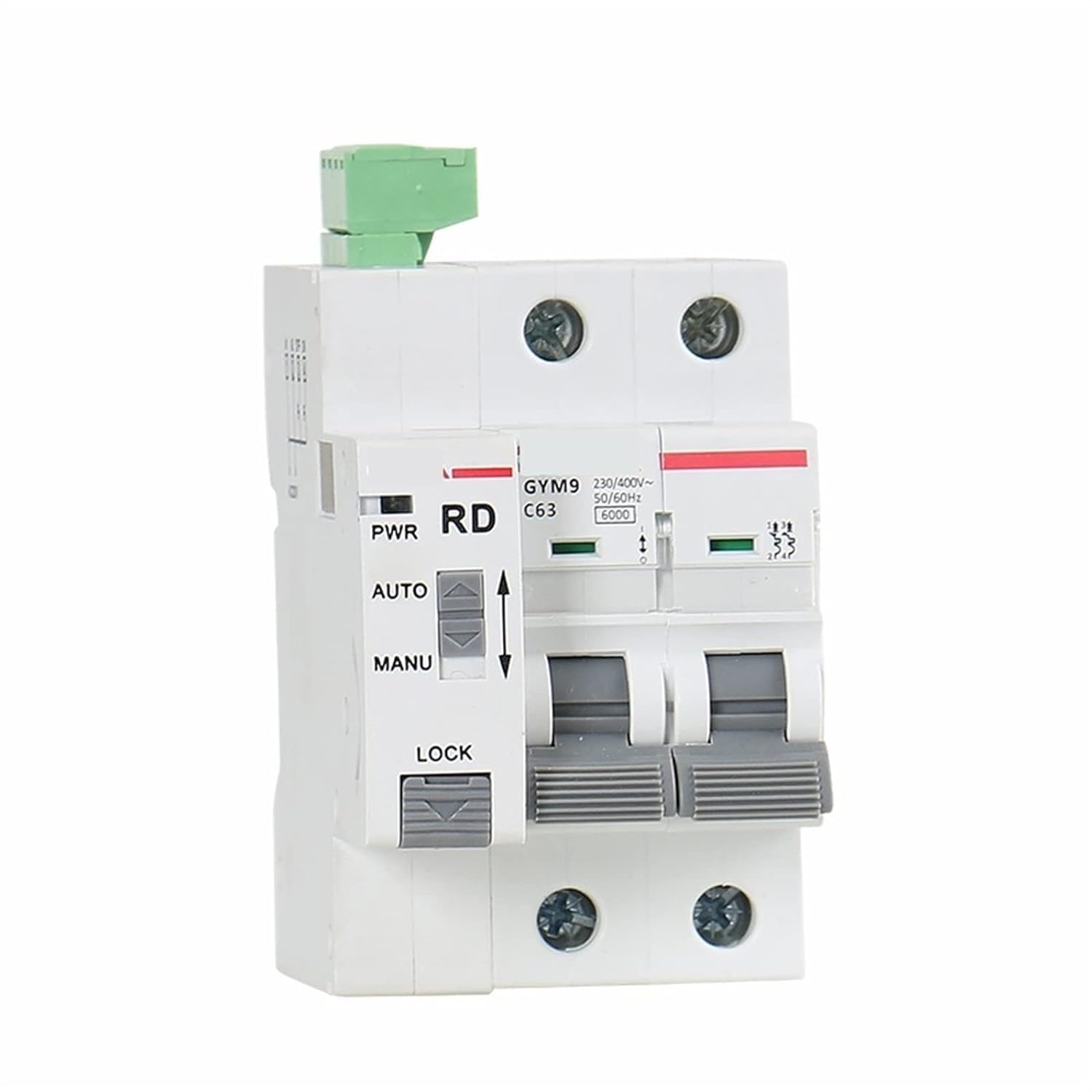 Din Rail GYM9 2P MCB with Autoreclose Device Automatic Reset Smart Home ...