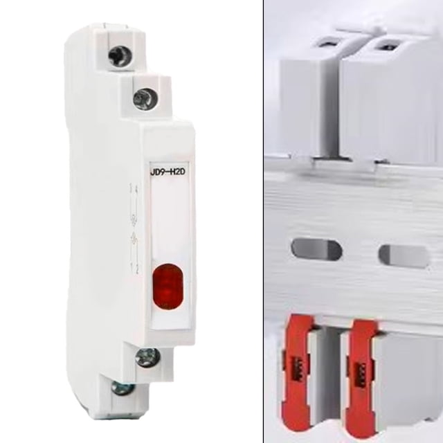 Din Rail Indicator Light Jd9 Signal Light 230V50Hz, 60Hz - Walmart.com