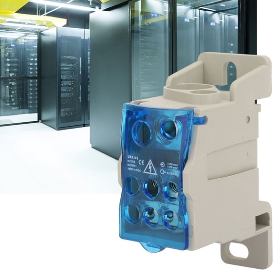 Din Rail Junction Box, insulation Copper Distribution UKK-125A ...