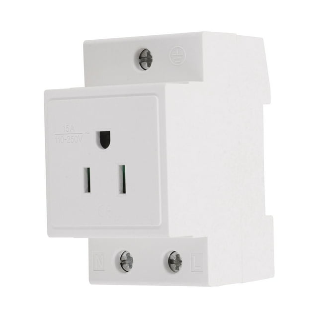 DIN Rail Socket Built in Protective Contact Earthing Contact Outlet for ...