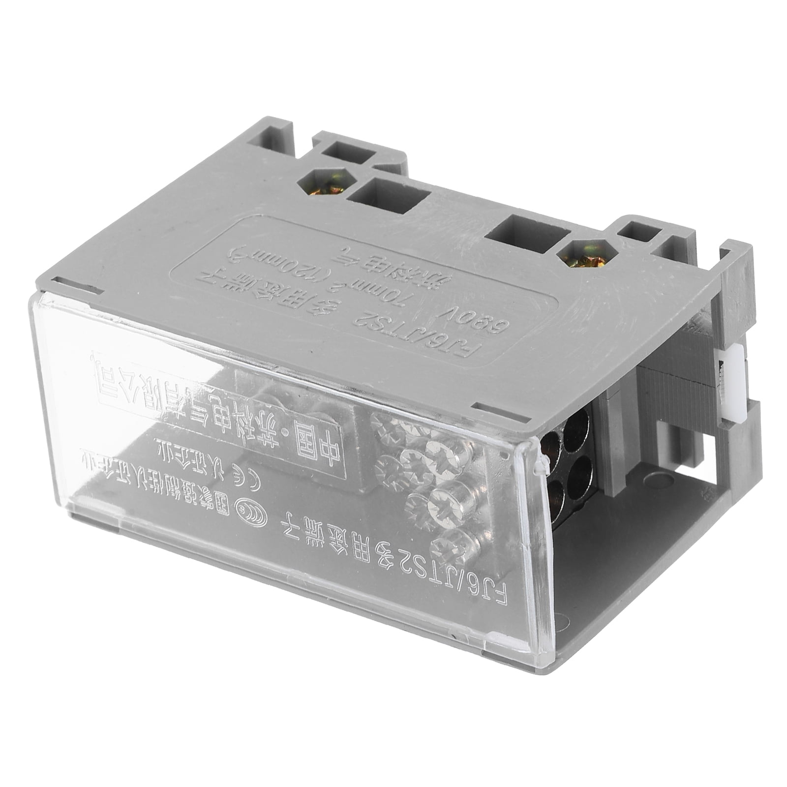 FRCOLOR MLINS 1 in 6 Out DIN Rail Terminal Blocks Connectors 1 Set ...