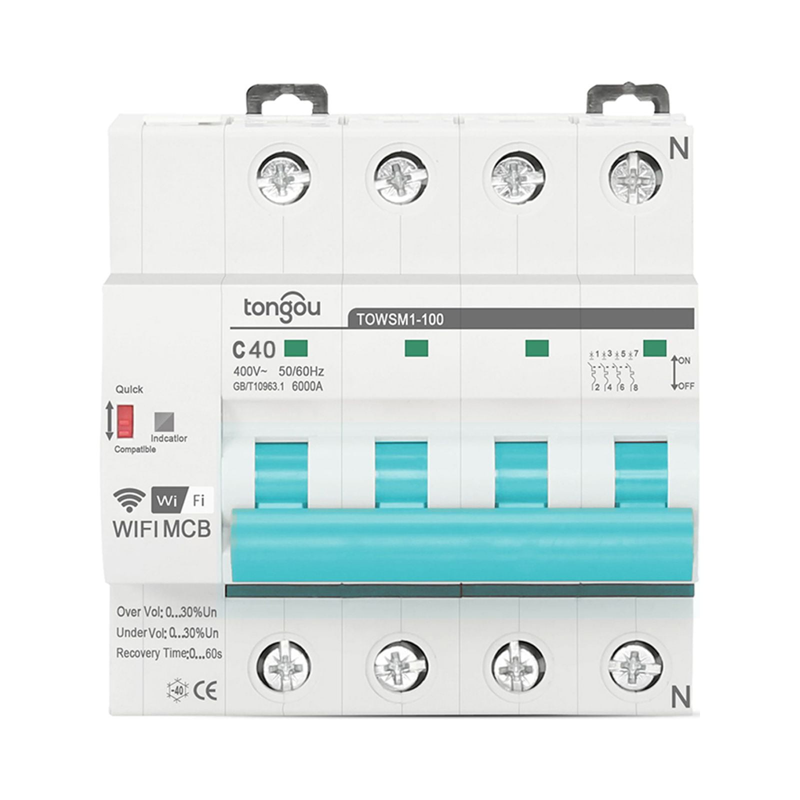 Din Rail Tuya WIFI Circuit Breaker Timer Remote Control APP Smart WIFI ... Din Rail Tuya WIFI Circuit Breaker Timer Remote Control APP Smart WIFI ...