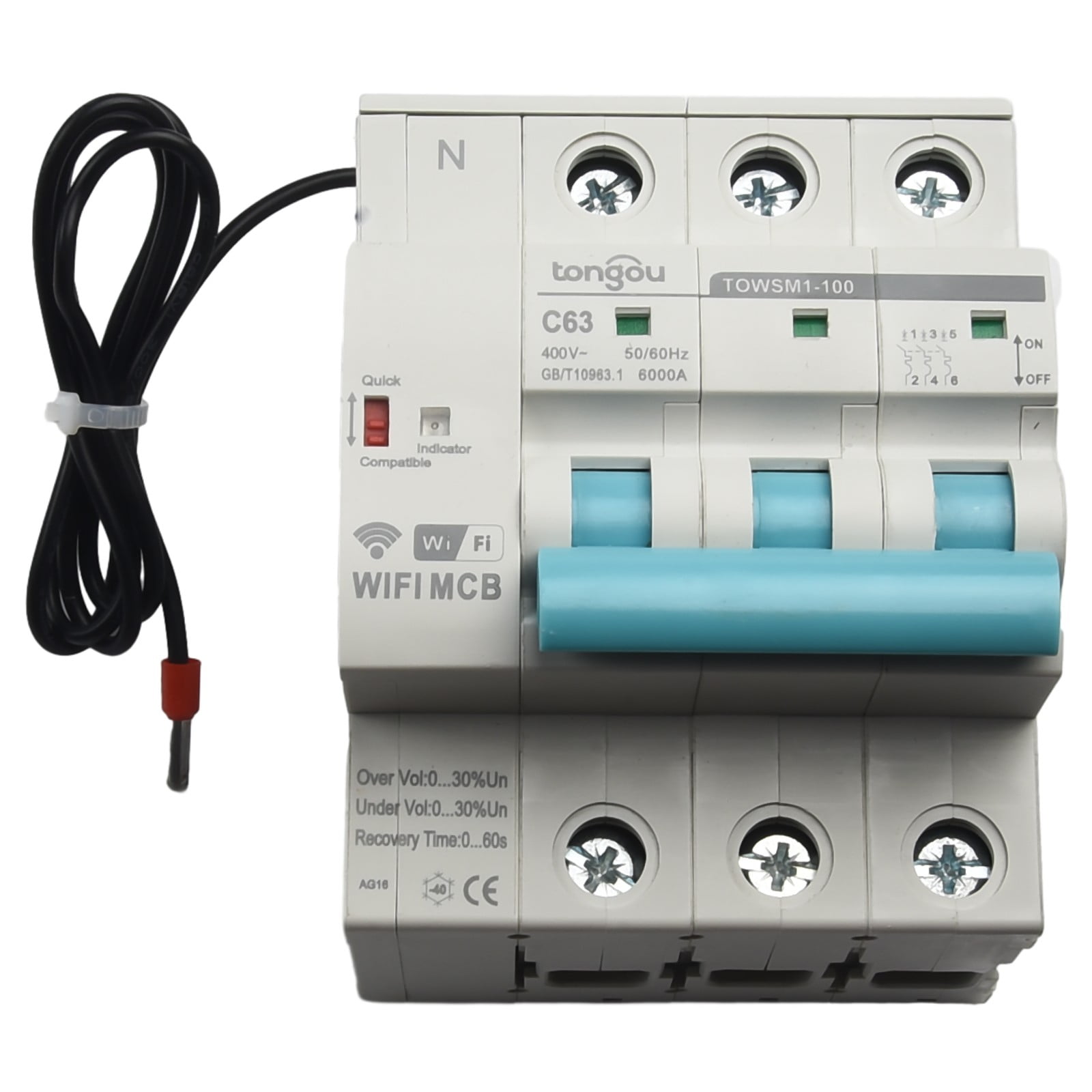 Din Rail Tuya WIFI Circuit Breaker Timer Remote Control APP Smart WIFI ... Din Rail Tuya WIFI Circuit Breaker Timer Remote Control APP Smart WIFI ...
