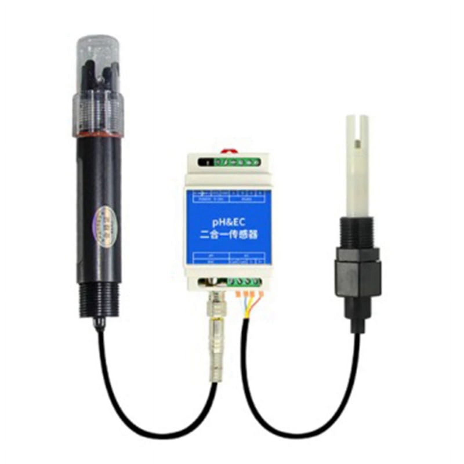 Din Rail Type PH EC Plastic Electrode Probe Detector RS485 2-In-1 ...