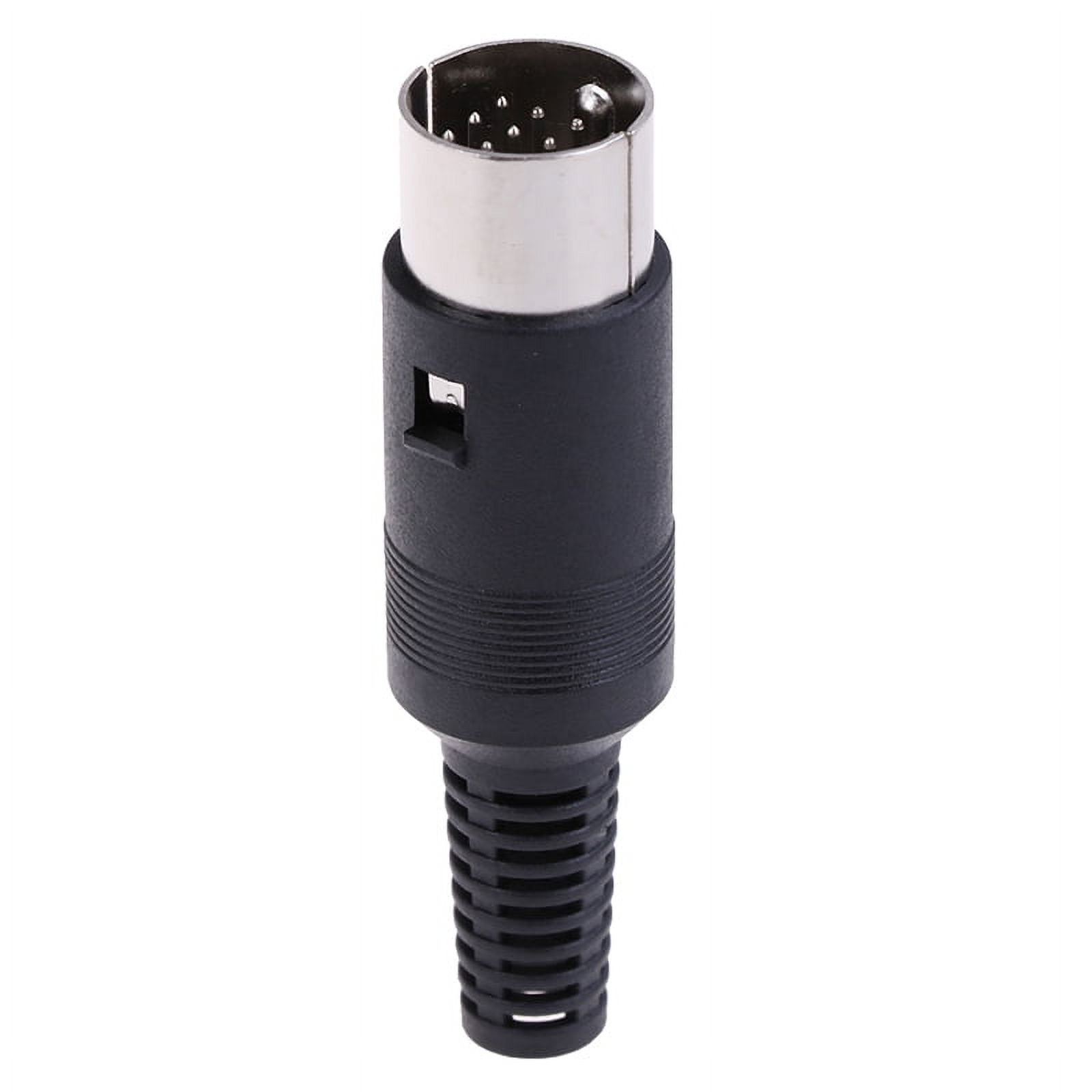 Din plug 13 pin male inline audio adapter connector for atari st kenwood icom - Walmart.com
