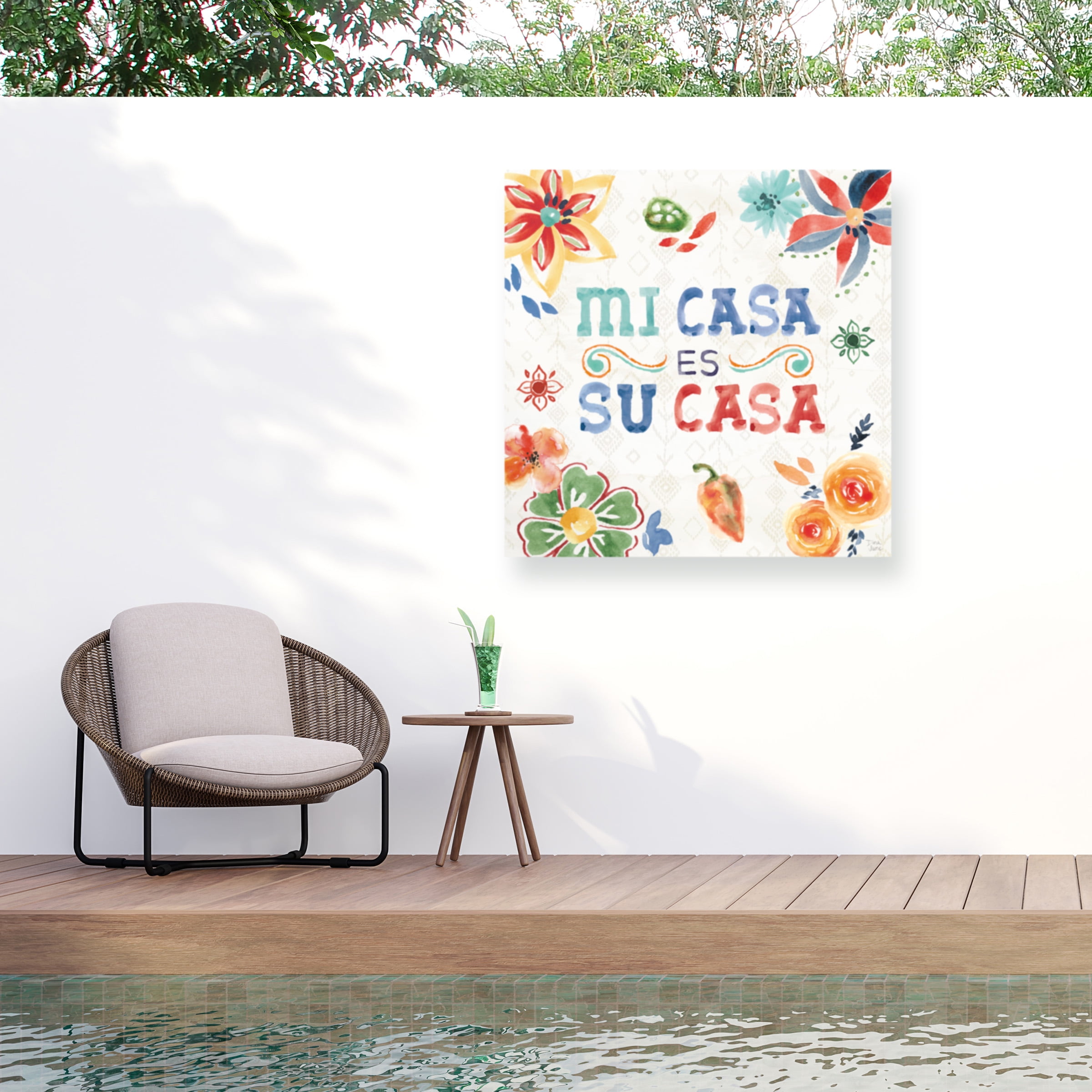 Dina June 'Sweet and Spicy XVIII' Outdoor All-Weather Wall Decor ...