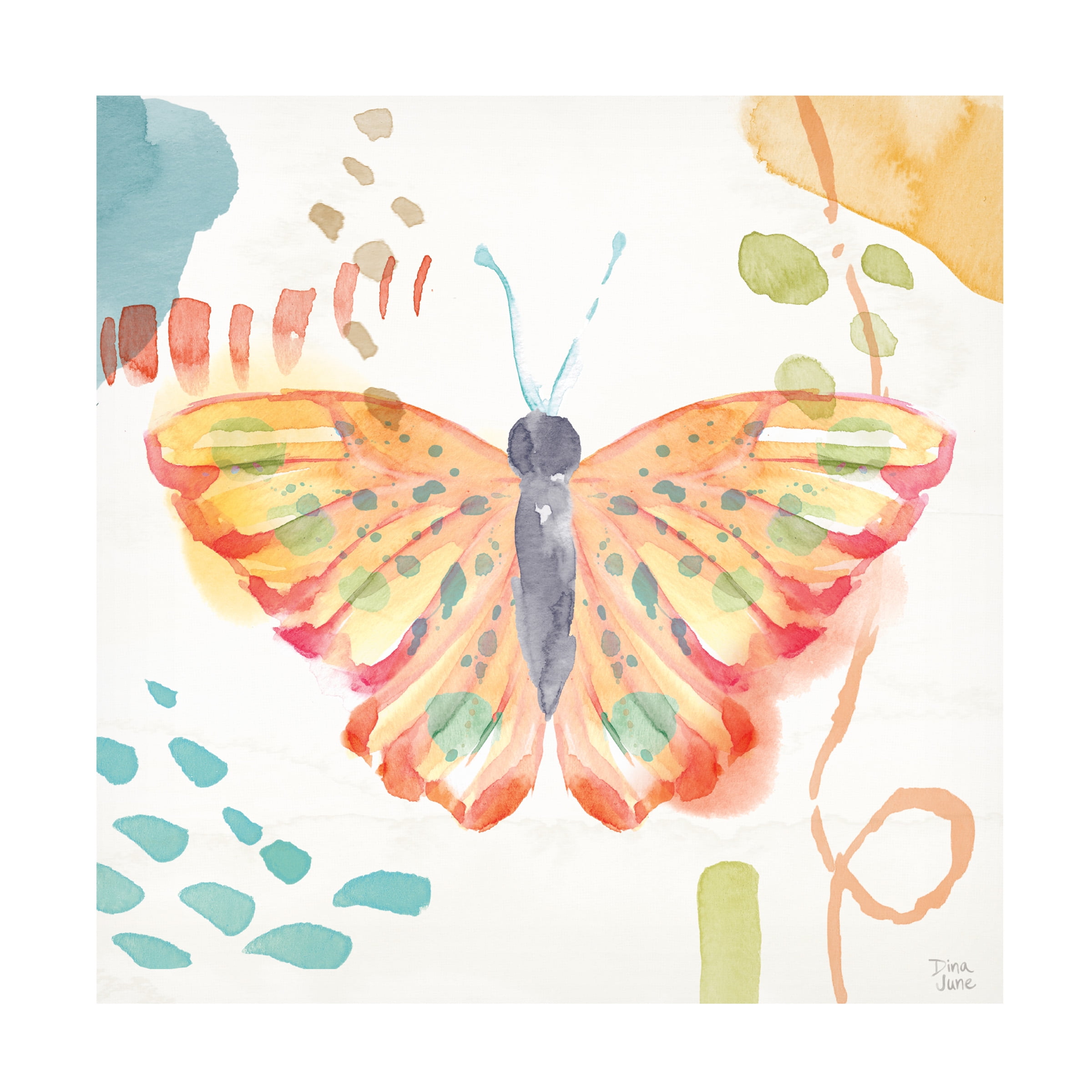 Dina June 'Winged Whisper V' Canvas Art - Walmart.com