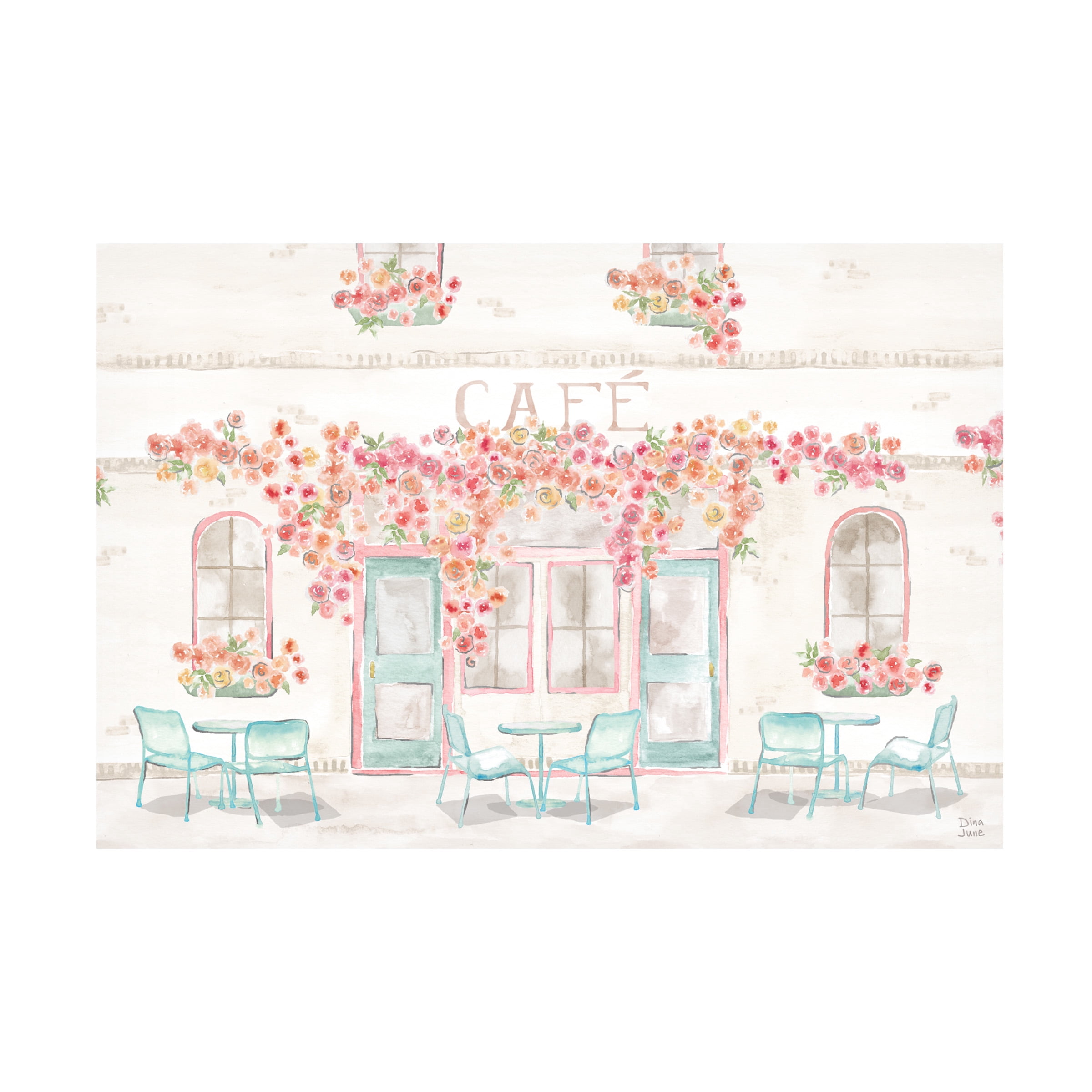 Dina June 'World Tour XV White' Canvas Art - Walmart.com