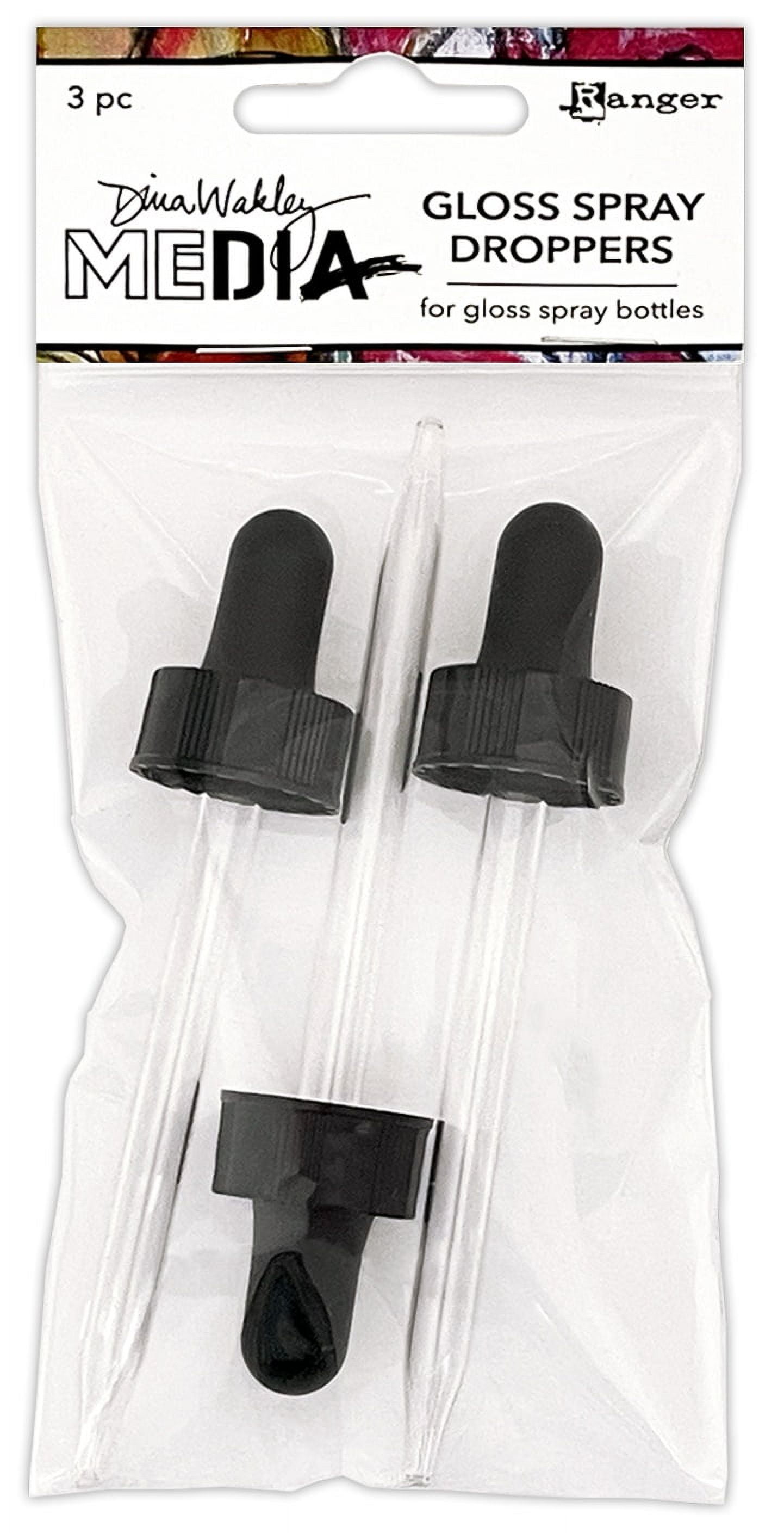 Dina Wakley Media Gloss Spray Droppers-3/Pkg - Walmart.com