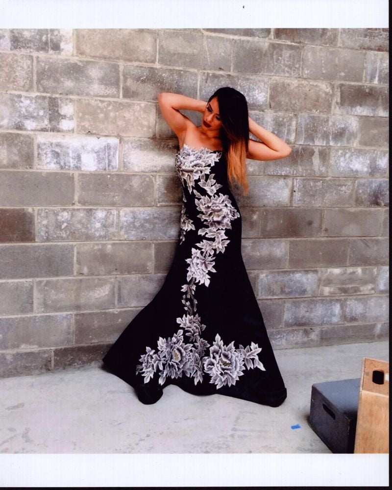 Dinah Jane In Black And White Flower Dress Photo Print (8 x 10) - Item ...