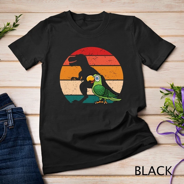 Dinasaur Silhouette Wild Life, Bird Song Parrot Unisex S-5XL T-Shirt ...