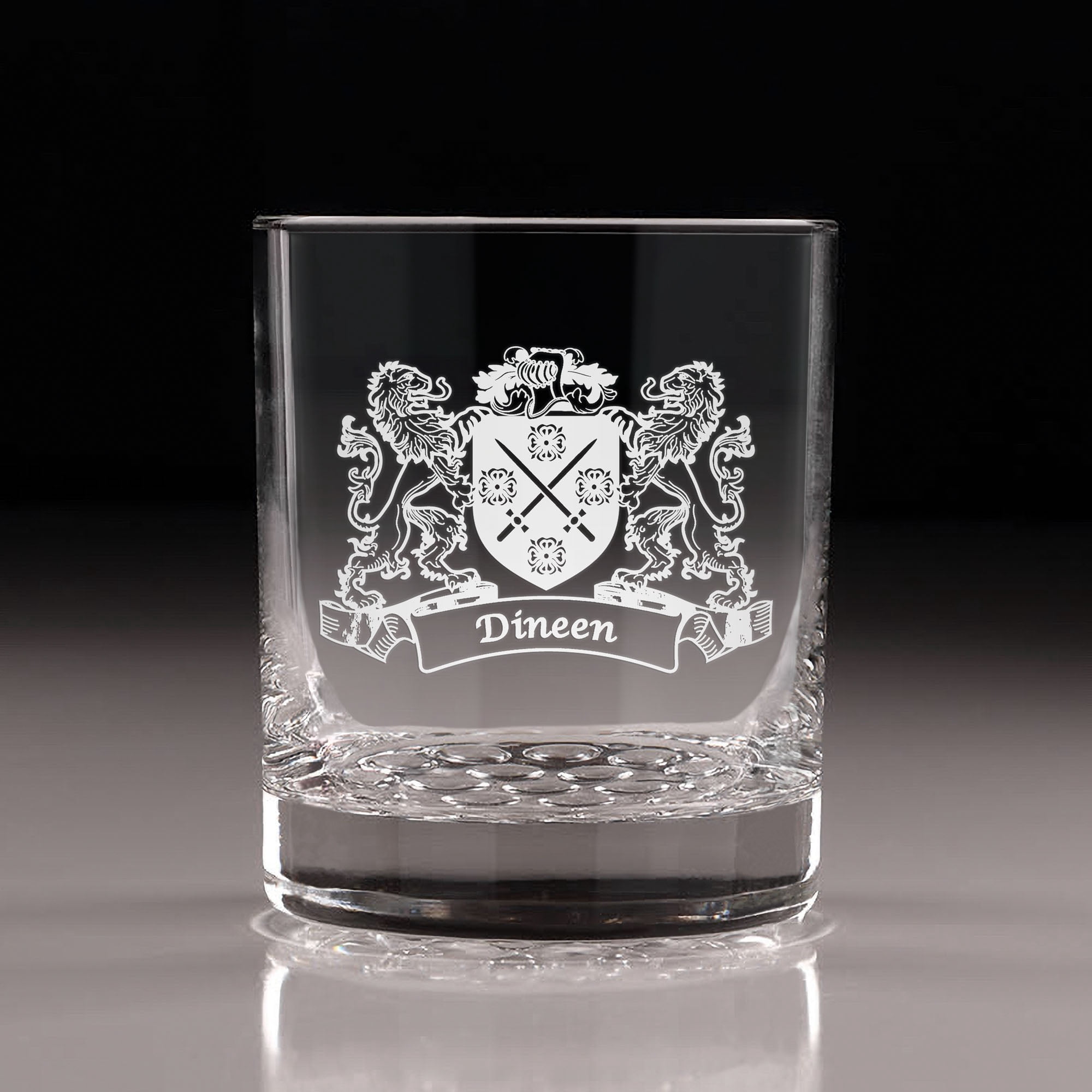 Dineen Irish Coat of Arms Nob Hill Tumblers - Set of 4 - Walmart.com