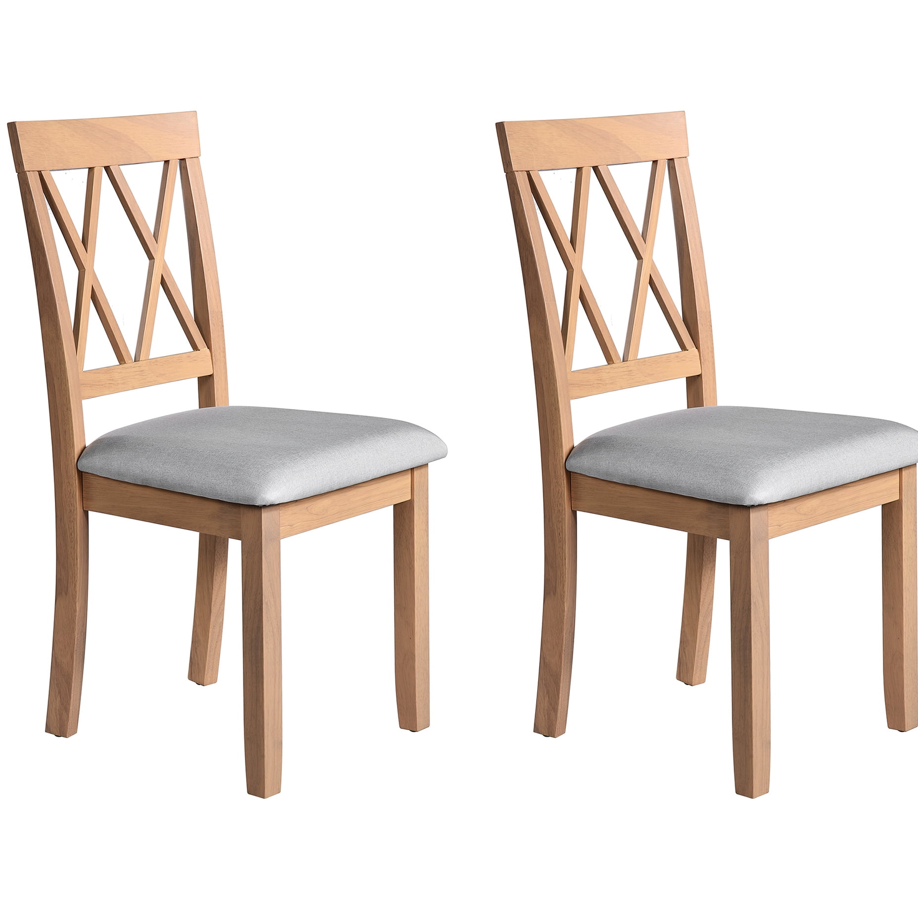 Diner Chairs with Upholstered Fabric / Hand - tufted Back, Stable ...