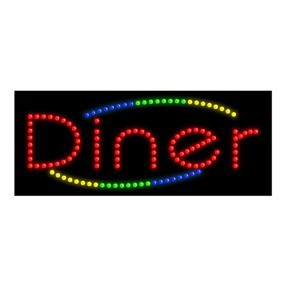 Diner-LED Dots Sign Made in USA - Walmart.com