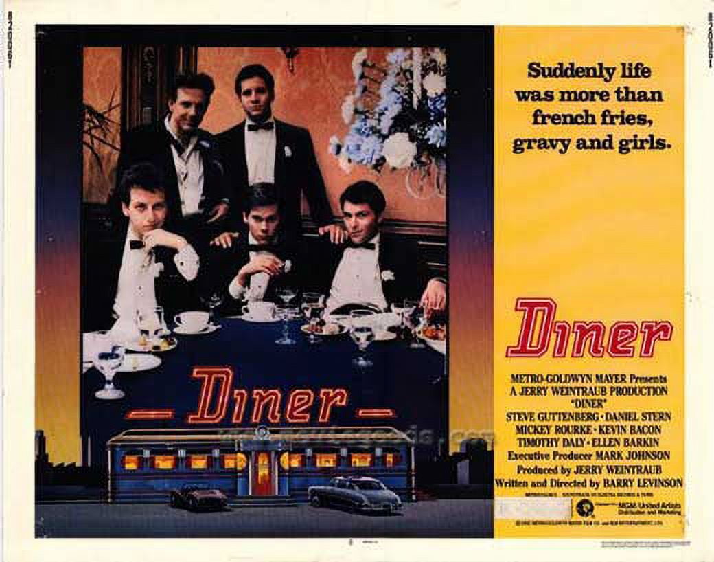 Diner POSTER (22x28) (1982) (Half Sheet Style A) - Walmart.com