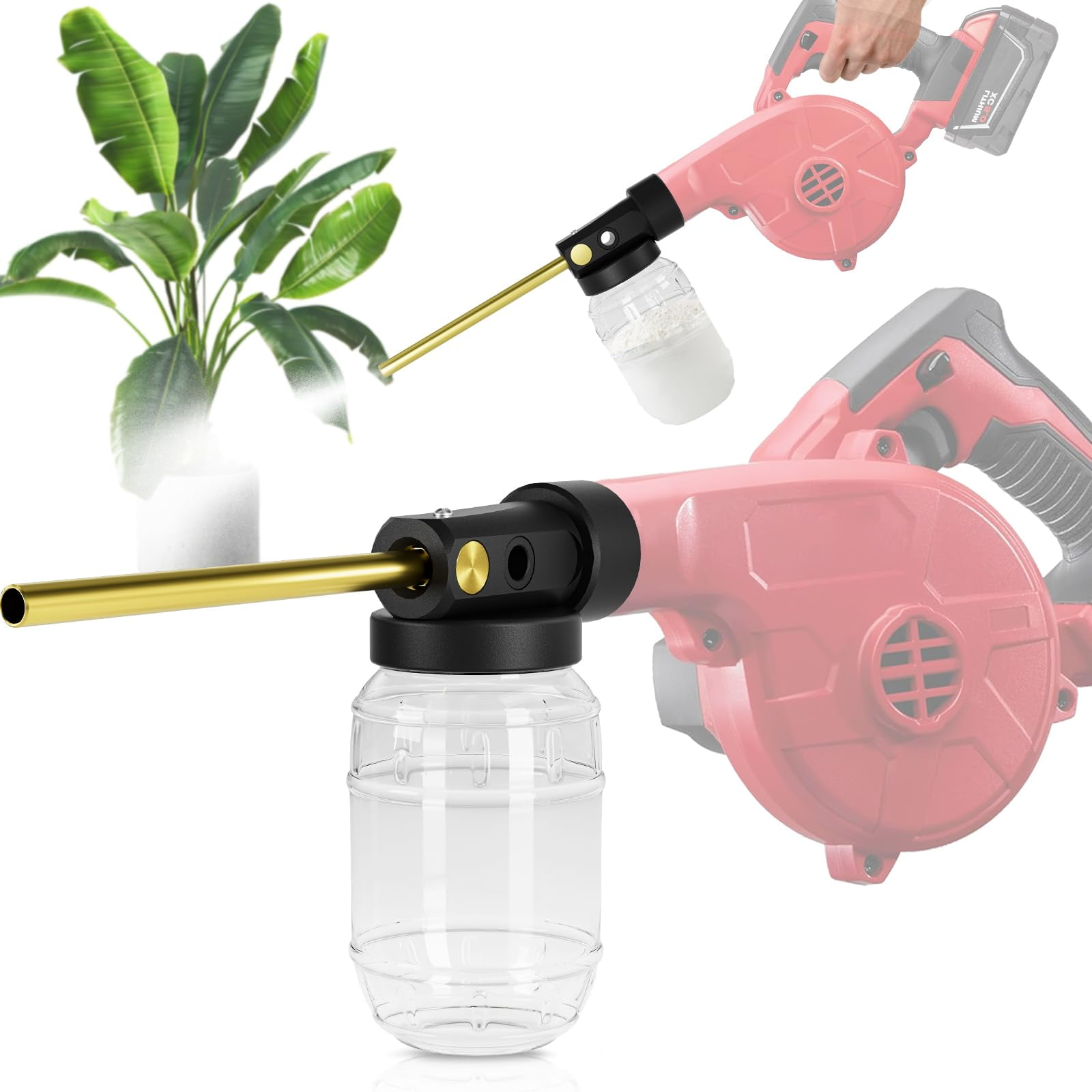 Dinftin Diatomaceous Earth Powder Duster for Milwaukee 0884-20 & BBL-0 ...