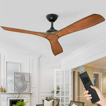 DWVO 52" Ceiling Fan with Light and Remote, Contemporary Fan Ceiling ...
