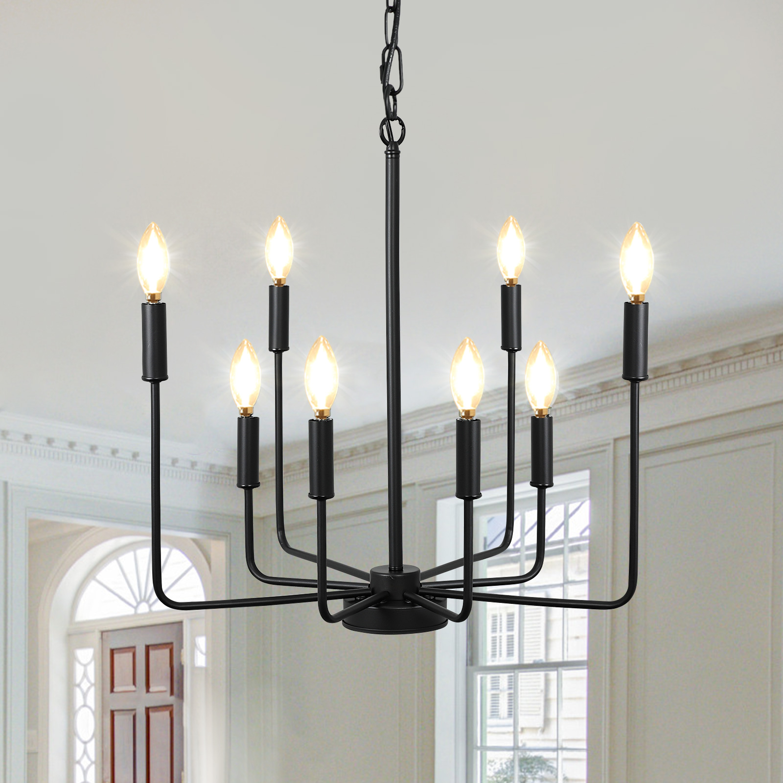 DingLiLighting Firework Chandelier Ceiling Light Fixtures, Modern ...
